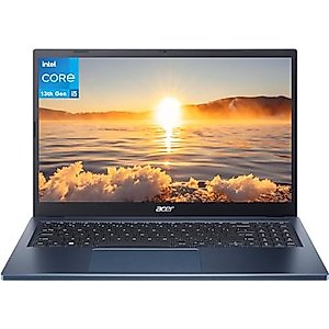 acer Aspire 3 Touchscreen Laptop, 15.6" IPS FHD Display(1920 x 1080), AMD Ryzen 5 7520U Processor, 8GB RAM, 1TB SSD, AMD Radeon Graphics, Bluetooth, Wi-Fi 6, Windows 11 Home