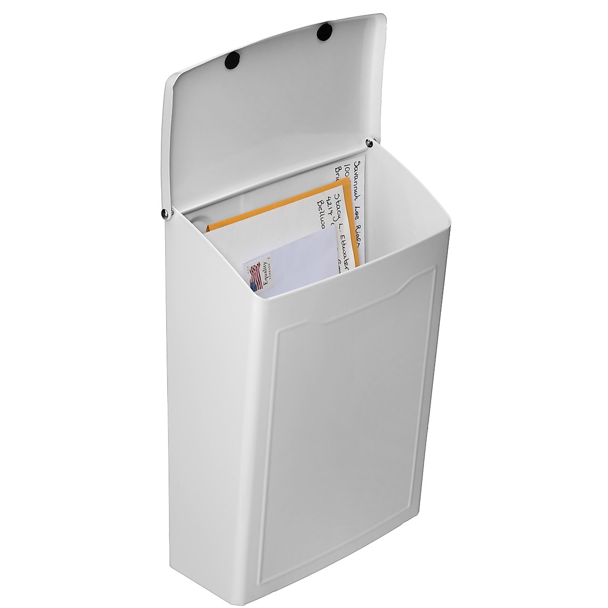 ARCHITECTURAL MAILBOXES 2681W White Marina Wall Mount Mailbox, Small