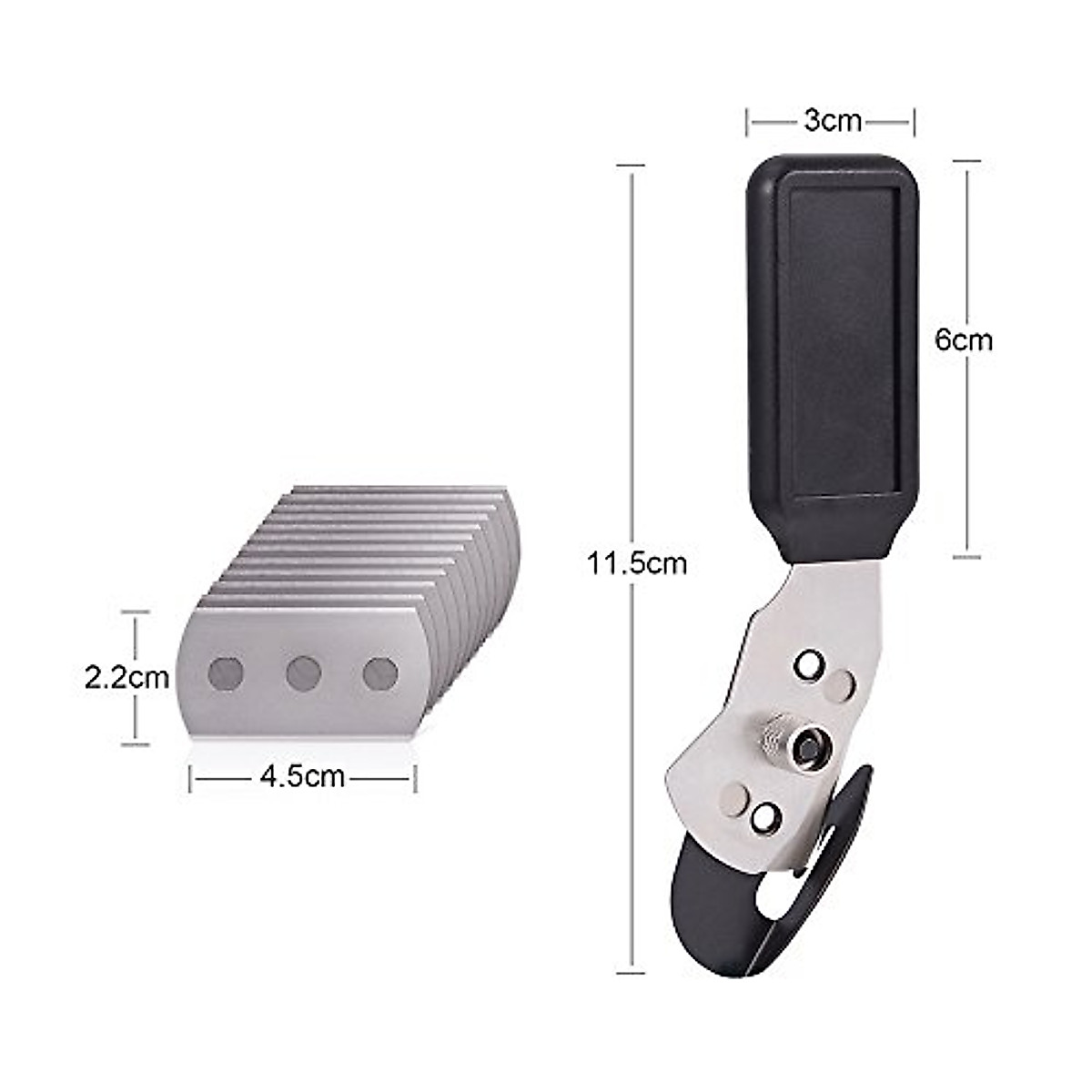 FOSHIO Wrapping Paper Cutter, Christmas Gift Wrap Cutter Tool Vinyl Wrap Film Cutter Utility Knives Craft Knife PTFE Cut Surface Window Tints Tool with 10PCS Cutter Blades