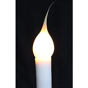 Creative Hobbies® Country Style Silicone Dipped Candle Light Bulbs (Pkg of 10 Bulbs) ~ 5 Watt Pearlized Silicone, Gold Glow