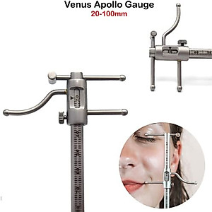 MEDSPO Professional Dental Orthodontic Gauge | Bracket Height Moveable Adjustable Locator | Positioning Measuring | Dentist Lab Measuring Instruments (Dental Venus Apollo Gauge)