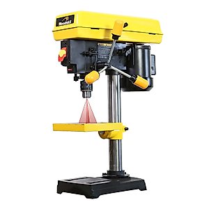 Woodskil 8 Inch Drill Press, 2.3 Amp 5-Speed Bench Drill Press, Bench Top Drilling Machine