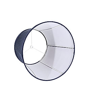 Lamp Shades Set of 2, Double Royal Style Foldable Medium, ALUCSET Fabric Lamp Shades for Table Lamps Lamp Shades for Floor Lamps, Spider, 2 Packs