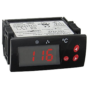 Dwyer Love Series TS2 Digital Temperature Switch, Red Display, 110 VAC Supply Voltage, °F display