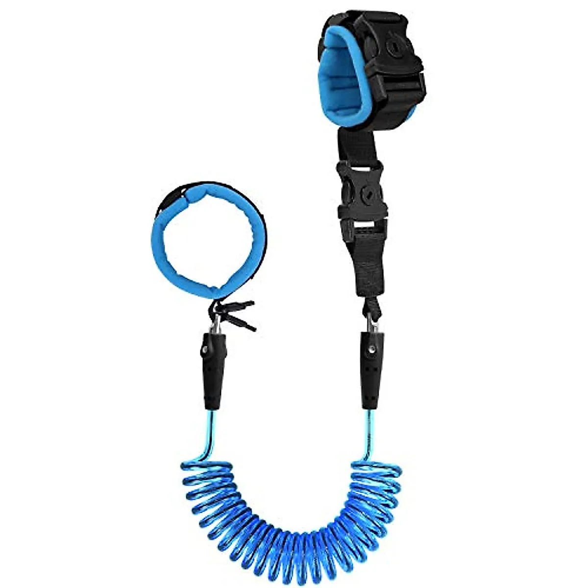 Blisstime 2 in 1 Toddler Leash - Anti Lost Wrist Link for Toddlers - Toddler Harness, Baby Leash, Leash for Toddlers, Wrist Leashes, Child Leashes for Toddlers, Not Easy to Open Without Key