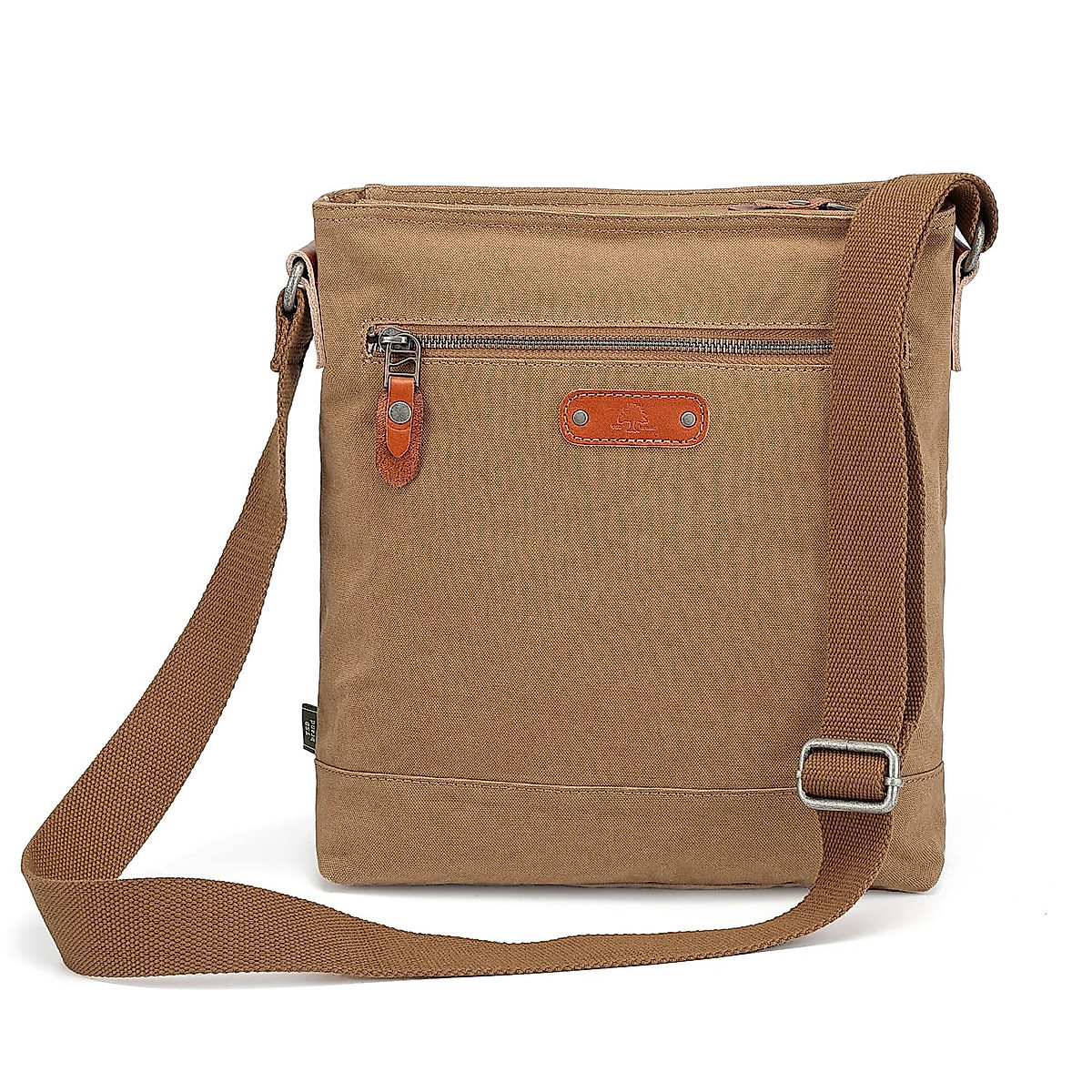 TSD Brand Super Horse Canvas Crossbody Bag