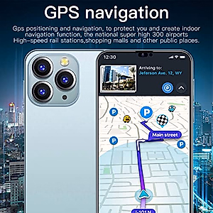 3G Unlocked Cellphone, 6.1 Inch HD Screen, Dual SIM Slots 3G Cellphone,2GB RAM 32GB ROM, Face ID Unlocked Mobile Phone for Android 10 4000mAh(Blue)