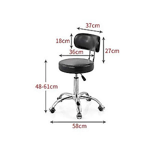ZLBYB Office PC Desk Chairs, Faux Leather Executive Computer Chair Home Office 360°Swivel Chairs with Armrests and Backrest (Color : D)