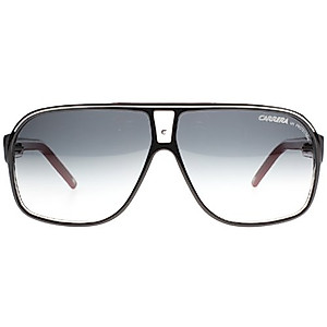 Carrera Grand Prix 2 T4O Black/White/Red Grand Prix 2 Square Pilot Sunglass