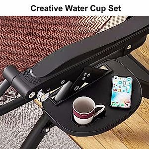 JHKZUDG Folding Patio PE Rattan Rocking Chairs,Garden Rattan Chairs,Portable Rocking Chair,PE Rattan Rocking Chair with Steel Frame, for Garden, Backyard, Porch