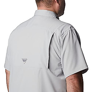 Columbia Men's Standard Slack Tide Camp Shirt, Cool Grey, Large