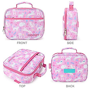 mibasies Cat Lunch Bag and Girls Backpack
