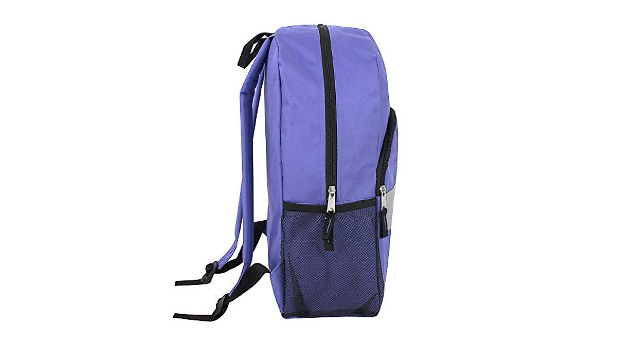 Kids Reflective Purple Backpack for School - Trail maker