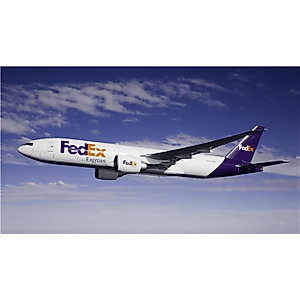 Bswath Model Airplane 1:400 Scale Model FedEx Airbus 380 Model Plane Metal Plane Model Die-cast Alloy Airplanes for Gift and Collection