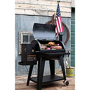PIT BOSS 10537 PB0820SP Wood Pellet Grill, 820 Square Inches, Black