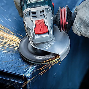 Bosch Professional 2608621829 25-Piece Prisma Ceramic Fibre Sanding Disc R782 (Metal and Stainless Steel, Ø 180 mm, grit G60, Accessories for Angle Grinders)