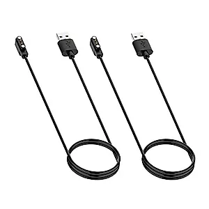 AGGDSH Compatible Smartwatch SW023 ID205L SW021 ID205U ID205S SW025 Smartwatch Charging Stand Cable Charger (2 Pack)