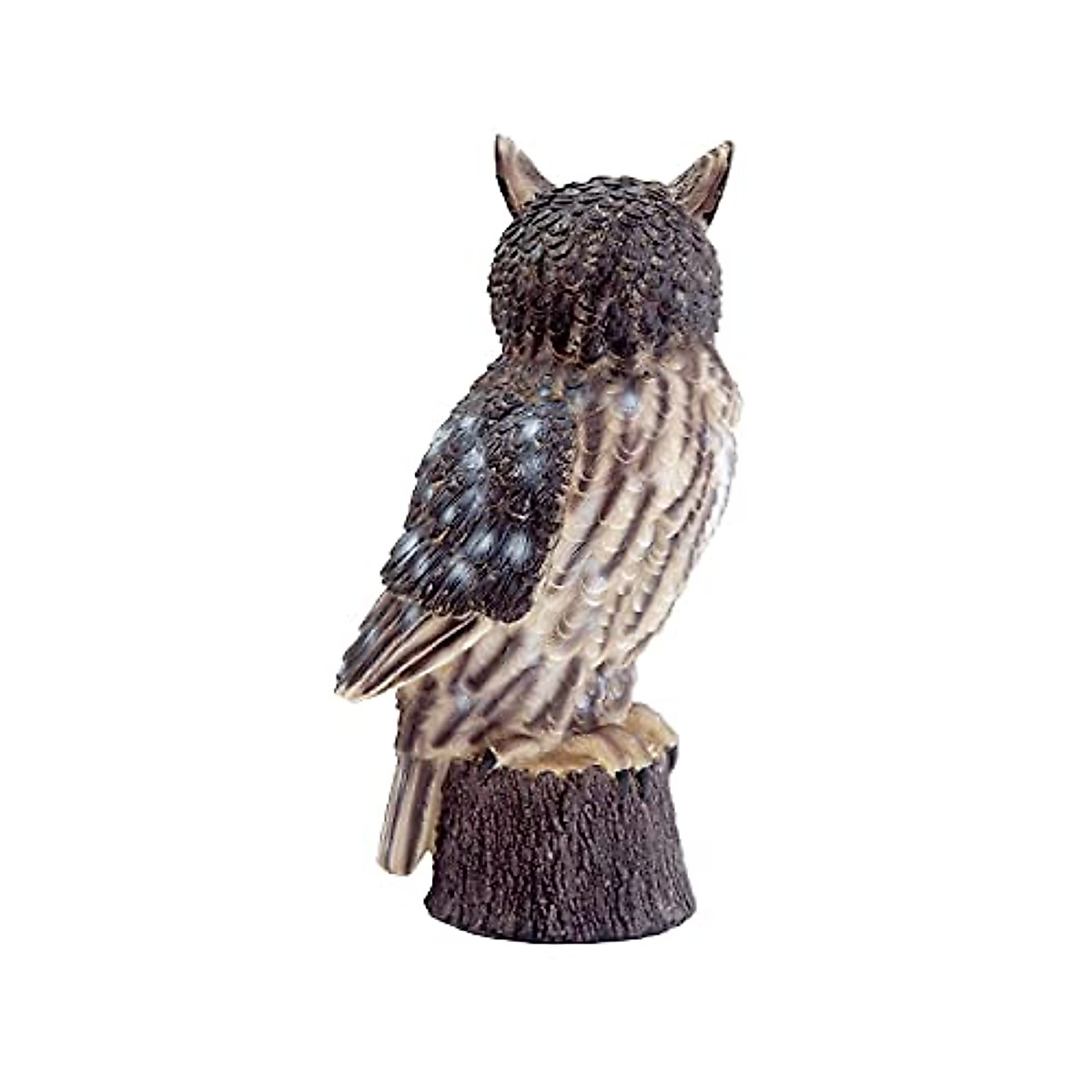 VA Horned Eagle Owl Resin Statue, Fake Owl, Fake Statue, Fake Owls, Garden Owl, Owl Décor, Realistic Owl, Owl Yard Décor, Owl.