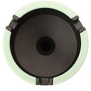 VIP Home Essentials Stub Out Glow in The Dark And Non-Glow - Butt Bucket Ashtray (Black, Regular)