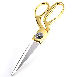 8-inch Tailor Scissors Gold-plated Tailor Scissors Alloy Clothing Wire Cloth Tailor Scissors Multipurpose Scissors
