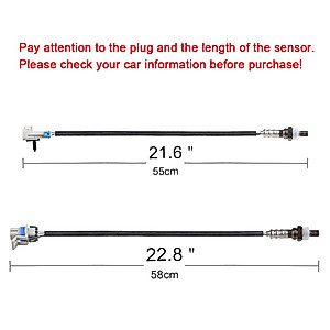 JDMON Compatible with O2 Sensor Oxygen Sensor Chevrolet GMC Cadillac Avalanche Silverado 1500/Tahoe/Sierra 1500/Yukon Upstream& Downstream Escalade 6.2L Replaces 213-4229,12609457,12611165,Set of 4