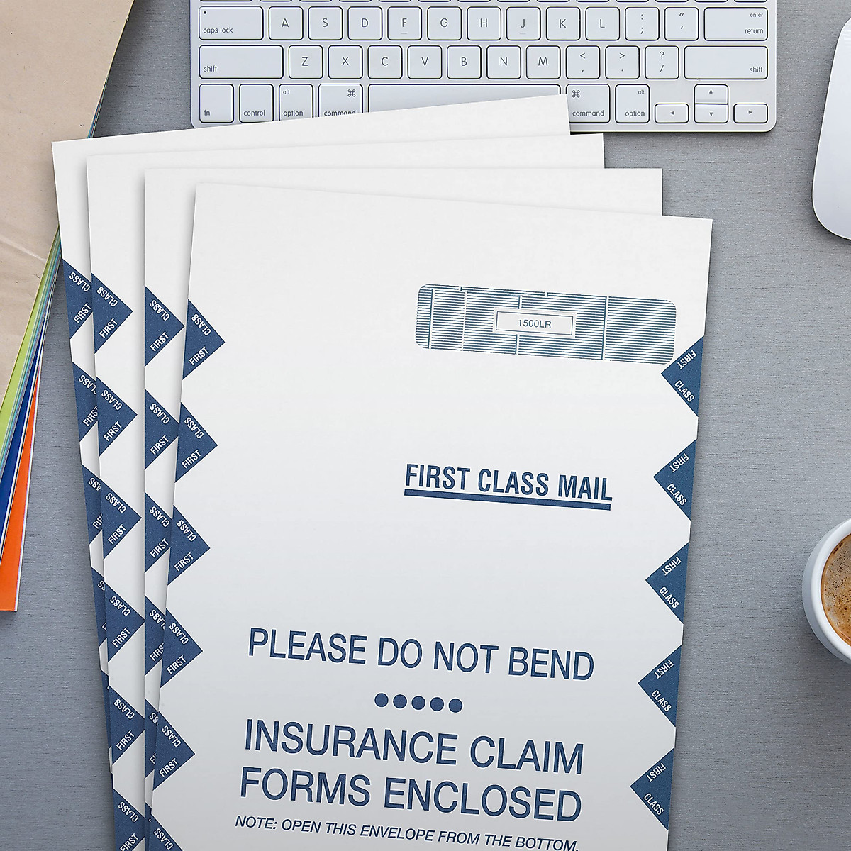 ComplyRight CMS 1500 Jumbo Right Window Envelope | 9 x 12.5| Healthcare Billing Envelope |Self Seal | Pack of 500