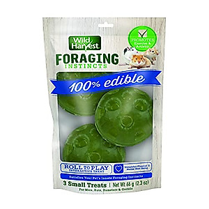 Wild Harvest® Foraging Instincts Roll n’ Play Interactive Treat, 3 Count, for Pet Mice, Rats, Hamsters and Gerbils
