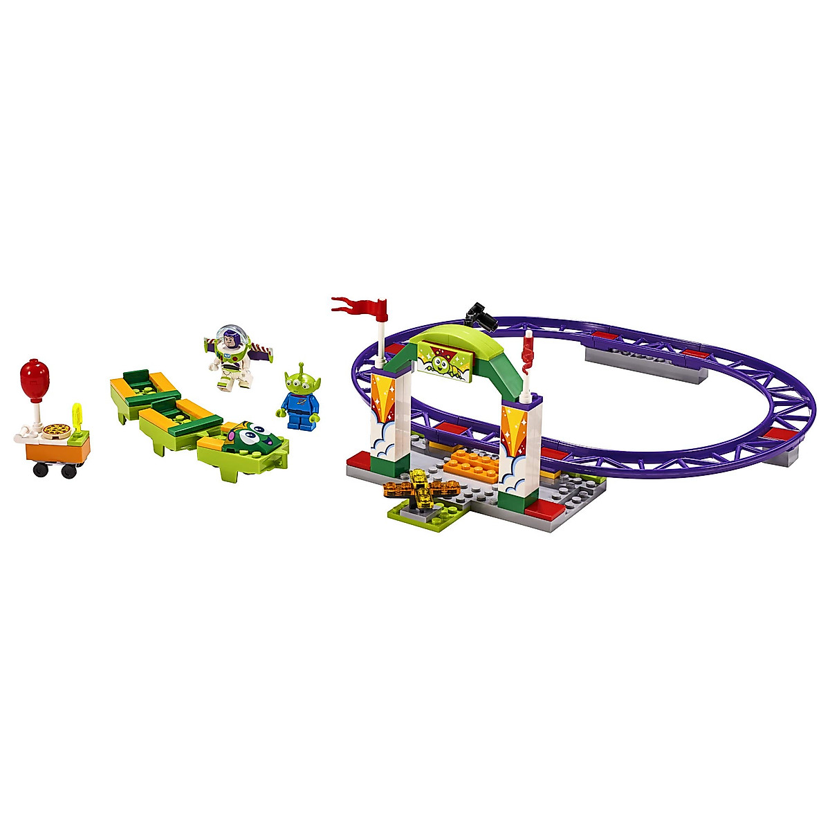 LEGO | Disney Pixar's Toy Story 4 Carnival Thrill Coaster 10771 Building Kit (98 Pieces)