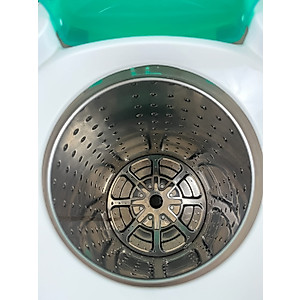 The Laundry Alternative Ninja Spin Dryer - Portable Dryer for Clothes - Spin Dryer for Clothes, with 3200 RPM with High Tech Suspension System - Portable Spin Dryer for Apartments, RV Travel - Emerald