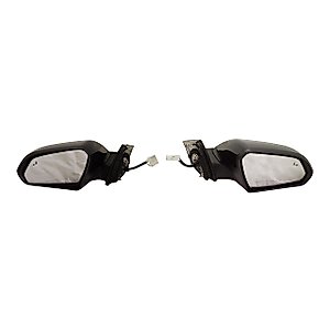 Kool Vue Driver & Passenger Side Power Non-Heated Mirrors for Hyundai Sonata 2018-2019 With Blind Spot Monitor; Without Memory Paintable