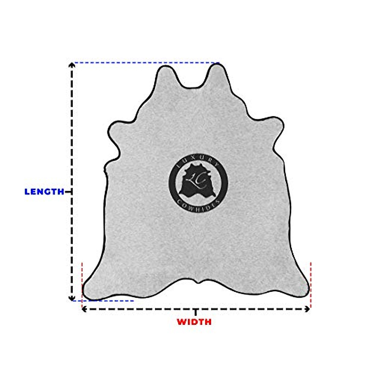 Sunshine Cowhides Genuine Mahogany Brown Cowhide Rug XL 6 x 7-8 ft. 180 x 240 cm