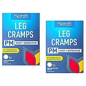 Hyland's Leg Cramps PM Tablets 50 TB - Buy Packs and SAVE (Pack of 2)