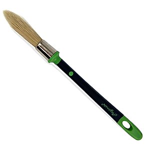 Magimate Small Paint Brush for Touch Ups, Trim Stain Brush for Sash, Baseboards, House Wall Corners and Art Application, One Singe Size 0.6-inch (15mm)