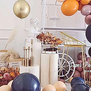 Foldable Paper Columns Display Pedestals Stands for Wedding Engagement Birthday Party Decoration (Cream White, L+XL+XXL (D12"))