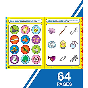 Carson Dellosa Phonics for First Grade Workbook―Writing Practice, Tracing Letters, Writing Words With Incentive Chart and Motivational Stickers (64 pgs) (Home Workbooks)