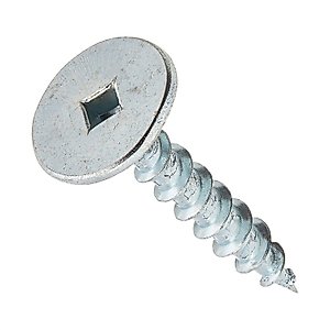 FastCap T20 Torx Drive - 1.25" Screw Length, 9/16" PowerHead, Zinc Coated, Type 17 Point, 50-Pack - 80011