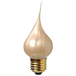 Creative Hobbies® 7194PSA Large Medium Base Champagne Silicone Light Bulbs, 7.5 Watt, Individually Boxed, Wholesale Pack of 6 Bulbs