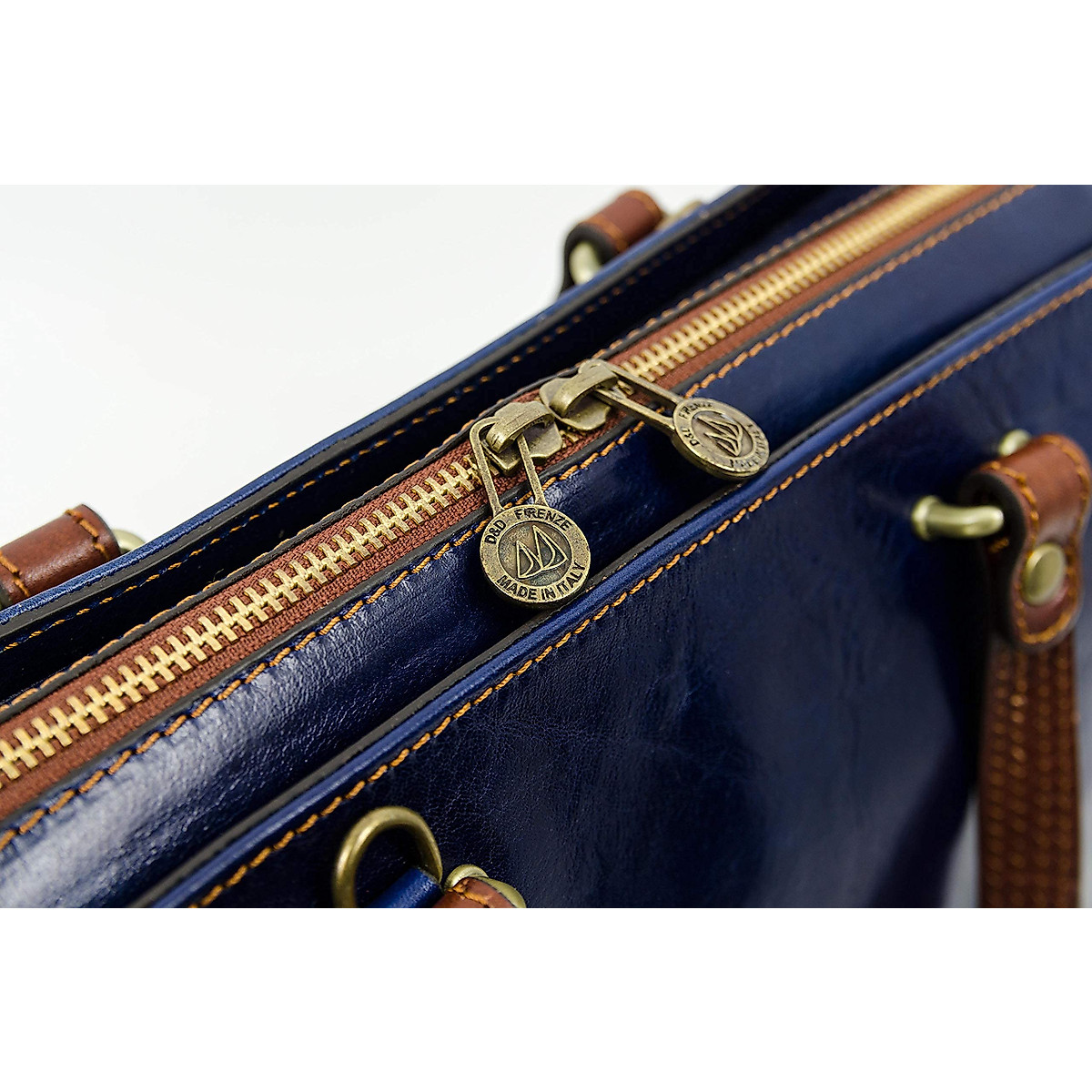 Time Resistance Leather Handbag for Women - Italian Handmade Bag - Top Handle Bag - Ladies Handbag - Cowhide Purse - Shopper