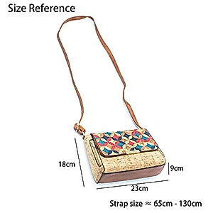 KALISHKA'S STORE Eco Friendly, Vegan Crossbody Bag - BAGD-258, BAGD-258-B