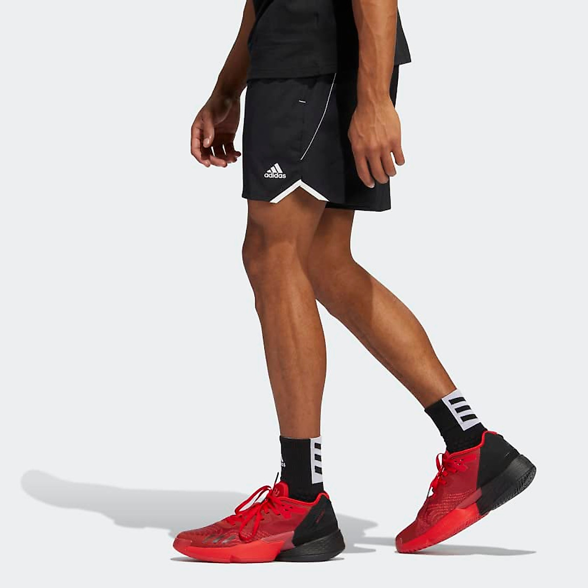 adidas Men's Donovan Mitchell Shorts, Black, Medium