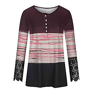 Womens Classic Blouses Fashion Plus Size V Neck Shirts Sweater Top Long Sleeve Casual Sweatshirt Men Quarter Zip Pullover Womens Hooded Sweatshirt U of M Sweatshirt 18yr Old Girl Gifts