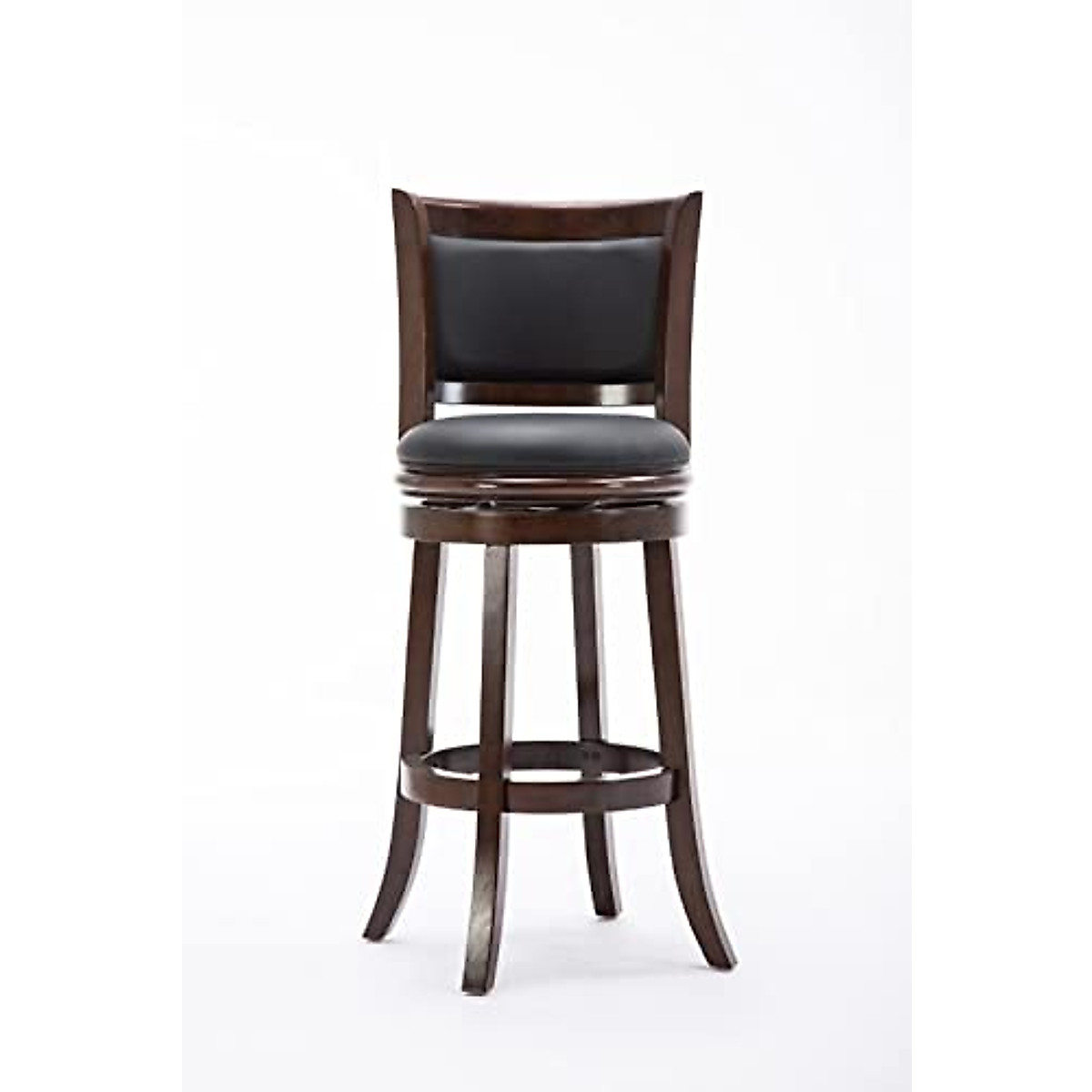 Boraam Augusta Bar Height Swivel Stool, 29-Inch, Cappuccino