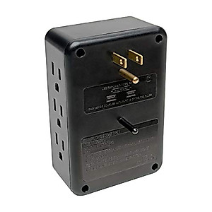 Tripp Lite Surge Protector TLP6SLUSBB 6 Outlet 2 USB Ports Direct Plug-In