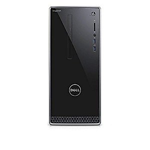 Dell i3668-5113BLK Desktop Computer - Inspiron 3668 Core i5 i5 7400 12 GB RAM 1 TB HDD Black Windows 10 Home 64 bit DVD Writer (Renewed)