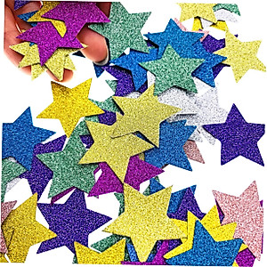 jojofuny 200pcs Decor Party Paper Scrap Tabletop Star Sprinkles Engagement Bridal Painting Confetti Paper Scrap. Diy Paper Scrap Party Supplies Dining Table Scatter Baby Mini