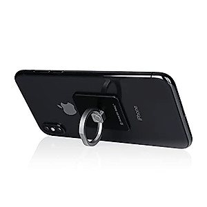 Bunker Ring Edge, Cell Phone Ring Grip Stand, 360°Rotation Metal Ring, Compatible with Most Smartphones (Blush Gold)