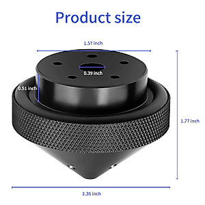 Mejiao Eliminator Trolling Motor Prop Aluminum Nut Compatible with MotorGuide GFEL-MG-BK-DP G-Force.