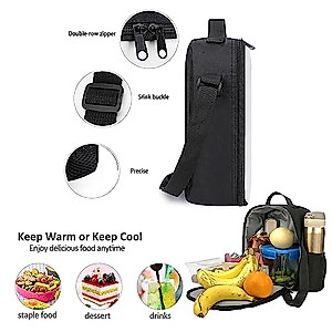 UDNHYET Wednesday Backpacks Set 3Pcs Multifunction Travel Bag with Lunch Box Pencil Case for Gifts