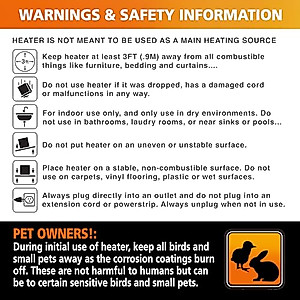 Comfort Zone Electric Fan-Forced Industrial Garage, Workshop Utility Space Heater, Thermostat Control, Heavy Gauge Steel, Carry Handle, Rubber Feet, NEMA 6-30P, & Overheat Protection, 4,800W, CZ290