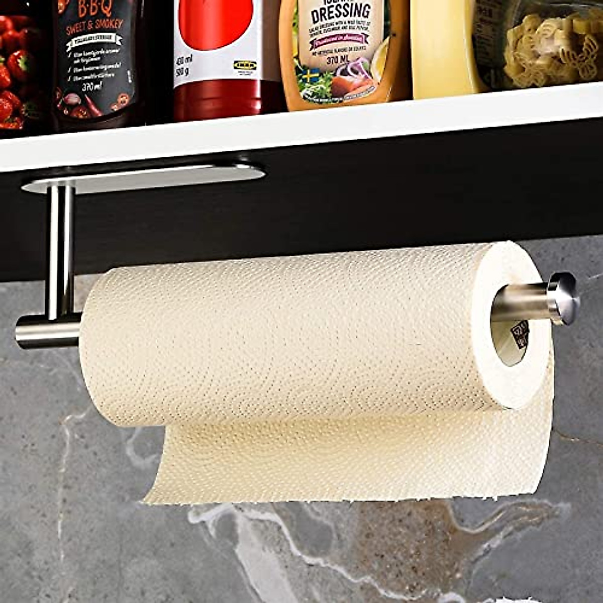 Kitchen Paper Roll Holder Paper Towel Rack Dining Table Kitchen Paper Roll Holder Vertical Paper Towel Storage Rack